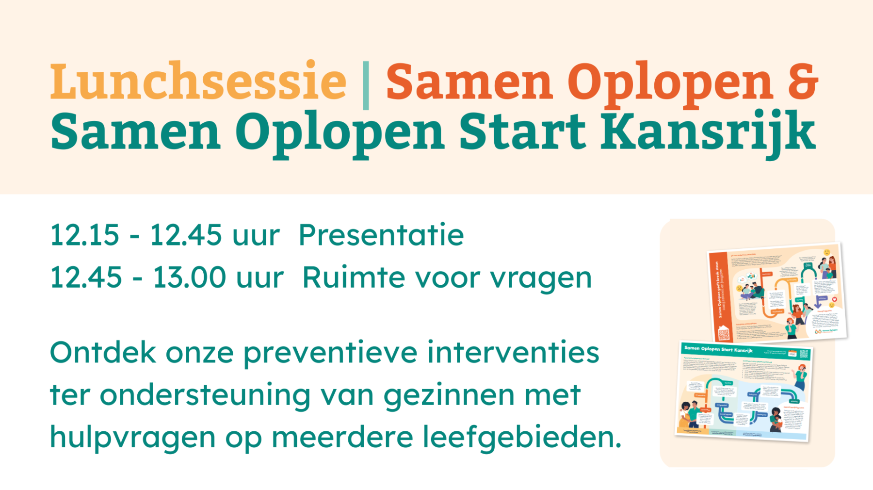 Samen Oplopen - informele steun aan huis voor gezinnen in kwetsbare ...